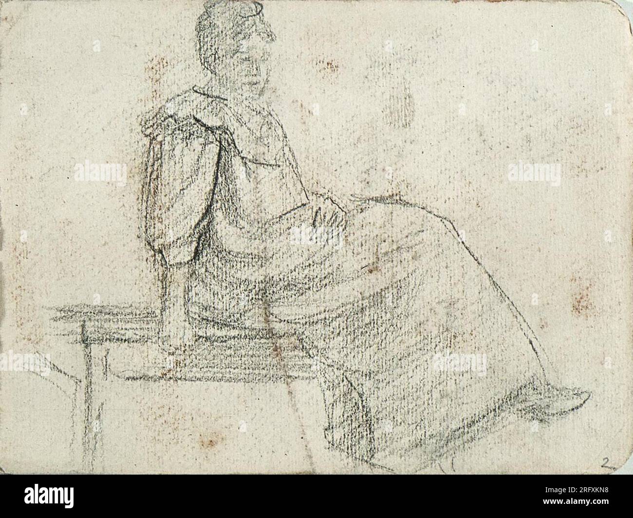Zittende vrouw 1911 by Theo van Doesburg Stock Photo - Alamy