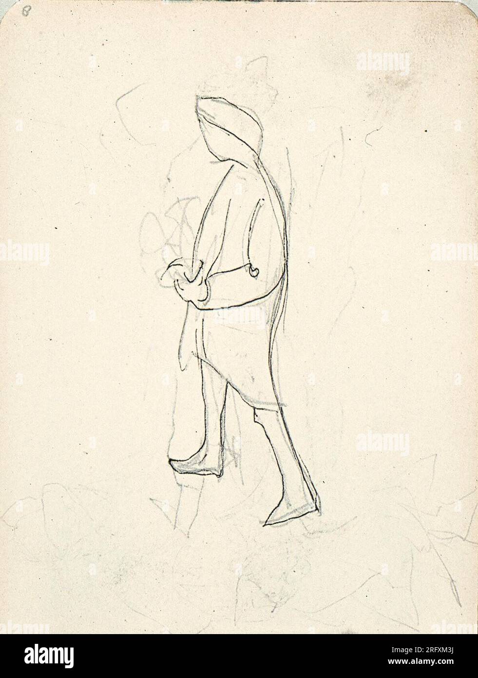 Lopende man 1912 by Theo van Doesburg Stock Photo - Alamy
