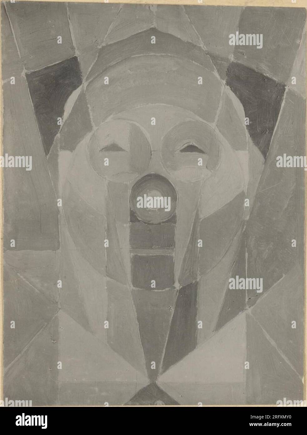 Geabstraheerd portret 1916 by Theo van Doesburg Stock Photo - Alamy