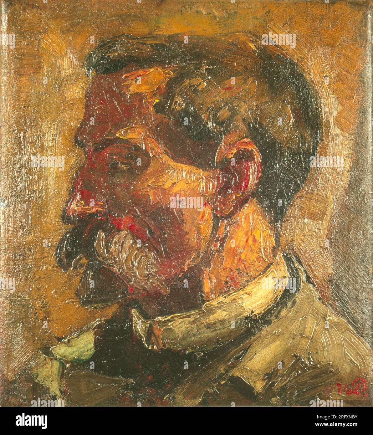 Portret van Christian Leibbrandt 1908 by Theo van Doesburg Stock Photo ...