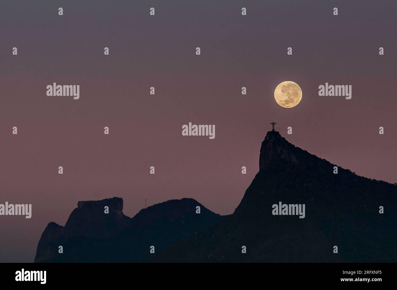 Large full moon on summer hi-res stock photography and images - Alamy