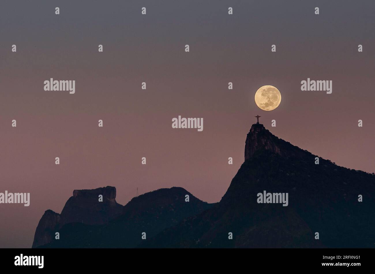 Large full moon on summer hi-res stock photography and images - Alamy