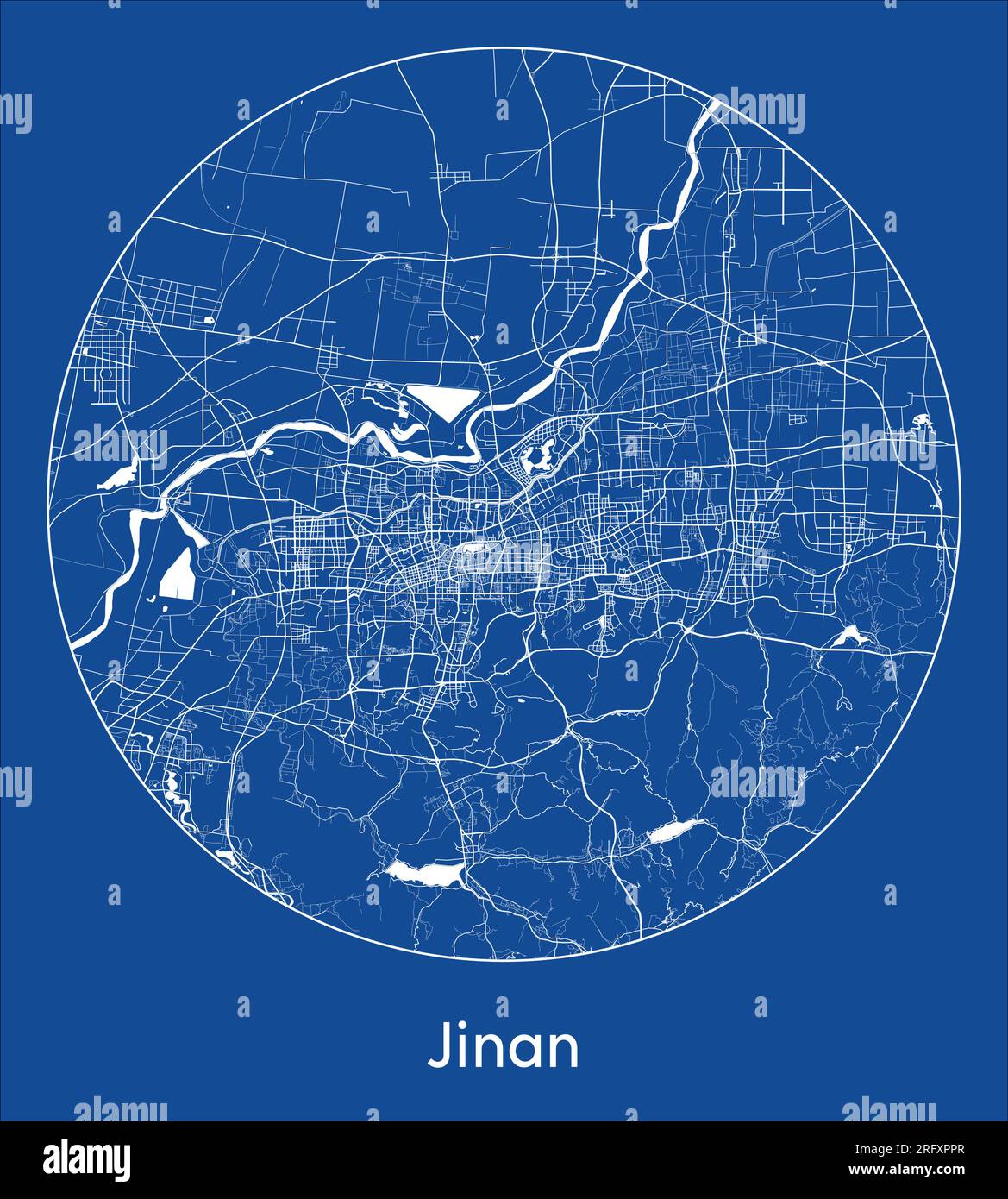 Map of jinan Stock Vector Images - Alamy