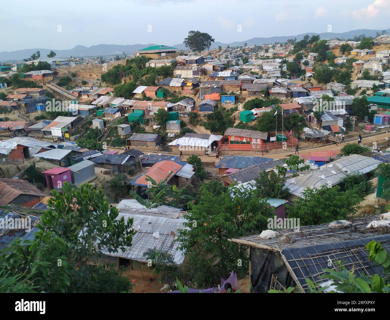 Rohingya refugee camp tent house world largest refugee camp Stock Photo ...