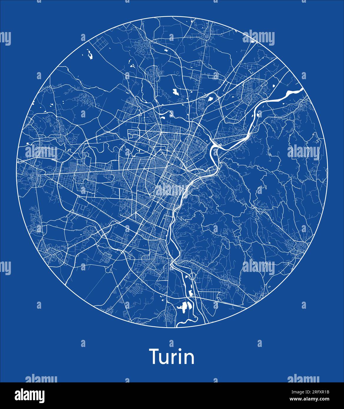 Map of turin hi-res stock photography and images - Alamy