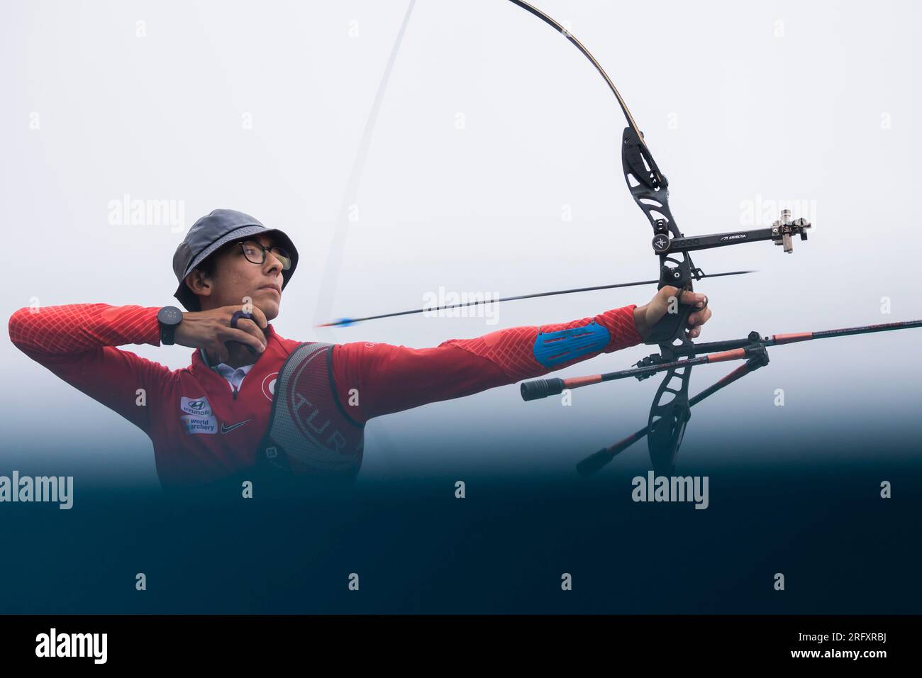 Blue Olympic Recurve Bow