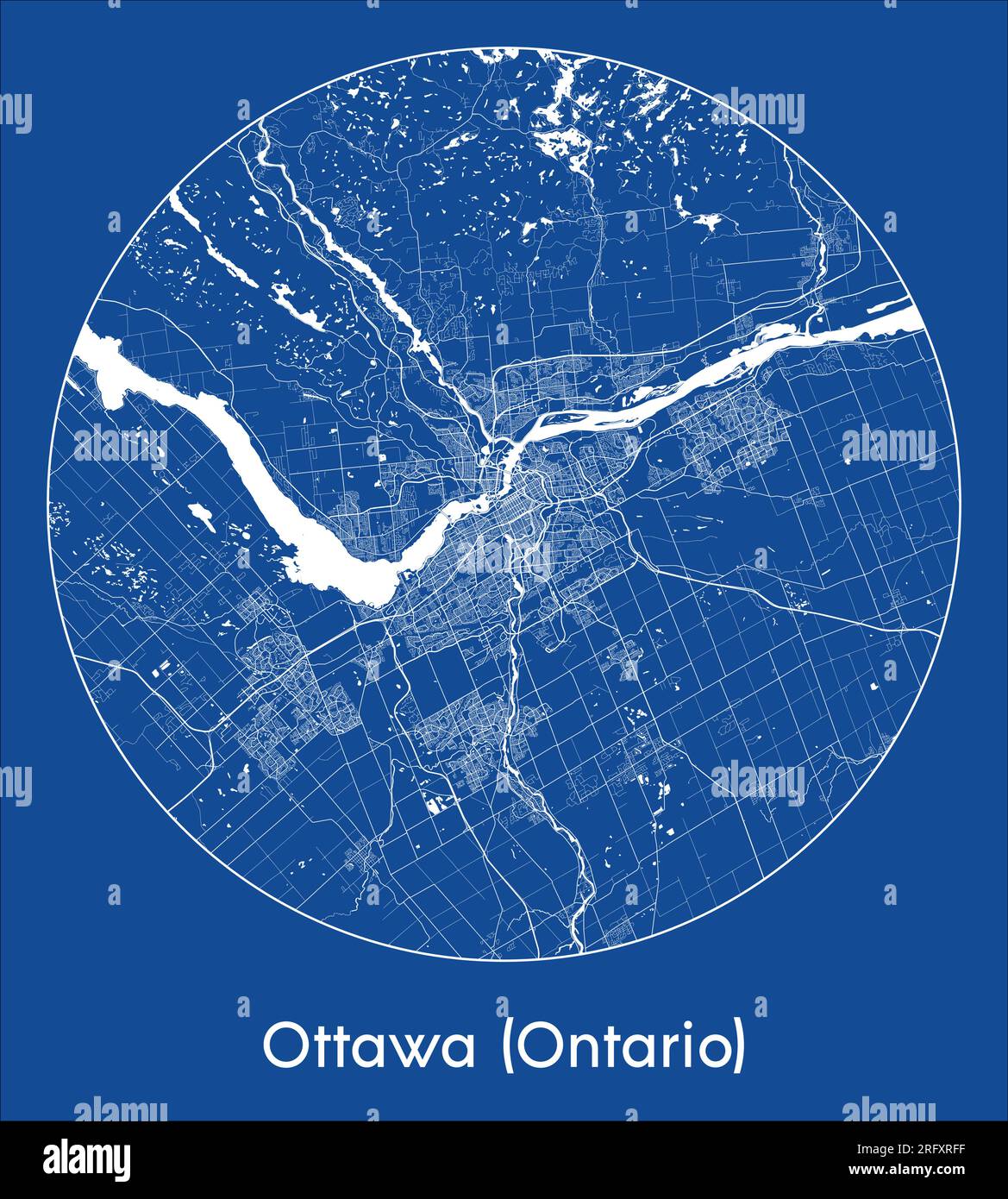Ontario map vector hi-res stock photography and images - Alamy