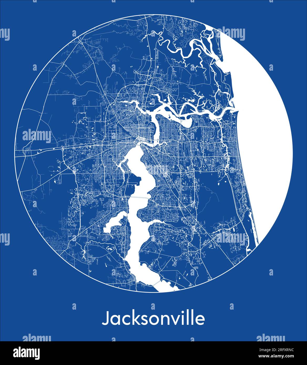 City Of Jacksonville Fla Map