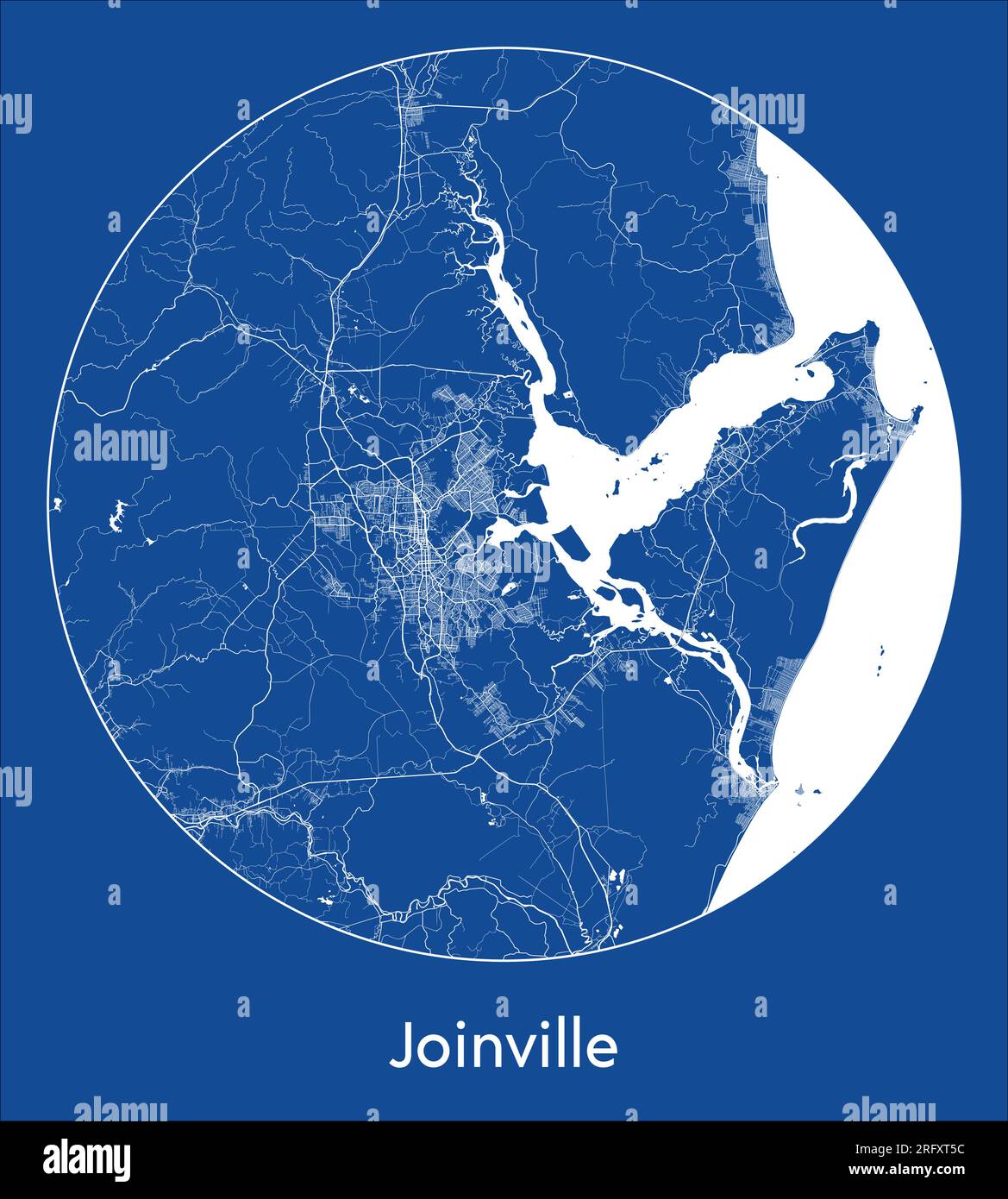 Joinville map Stock Vector Images - Alamy