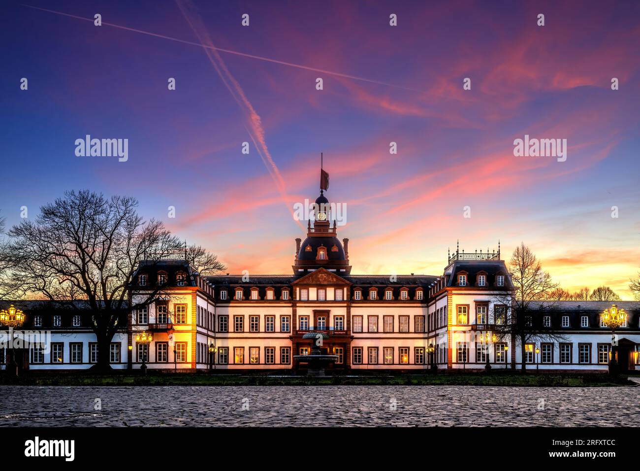 The Philippsruhe castle in Hanau Germany, a beautiful castle on the ...