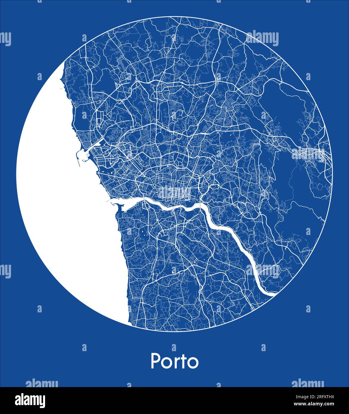 Porto map hi-res stock photography and images - Alamy