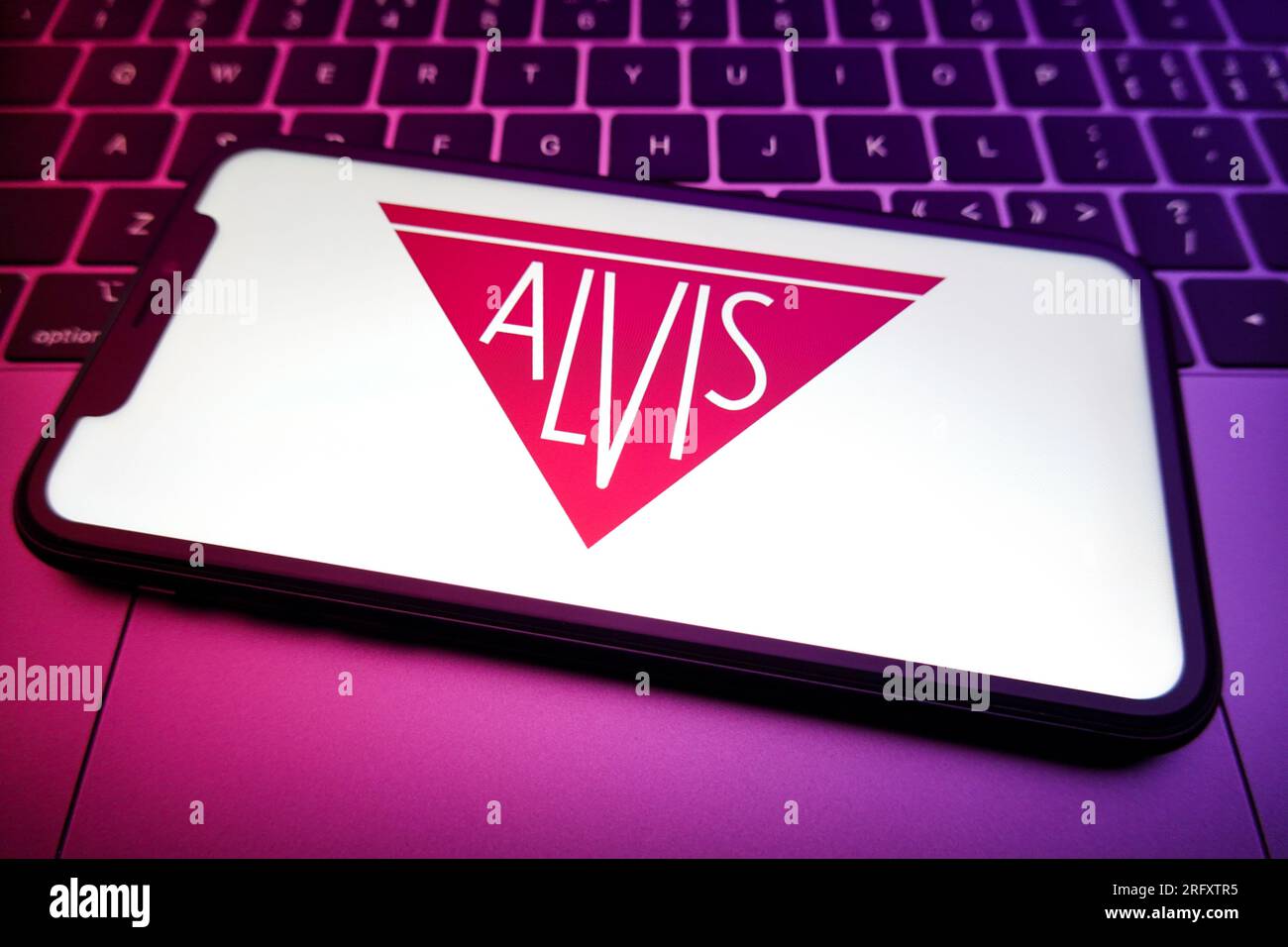 China. 06th Aug, 2023. In this photo illustration, the Alvis logo is ...