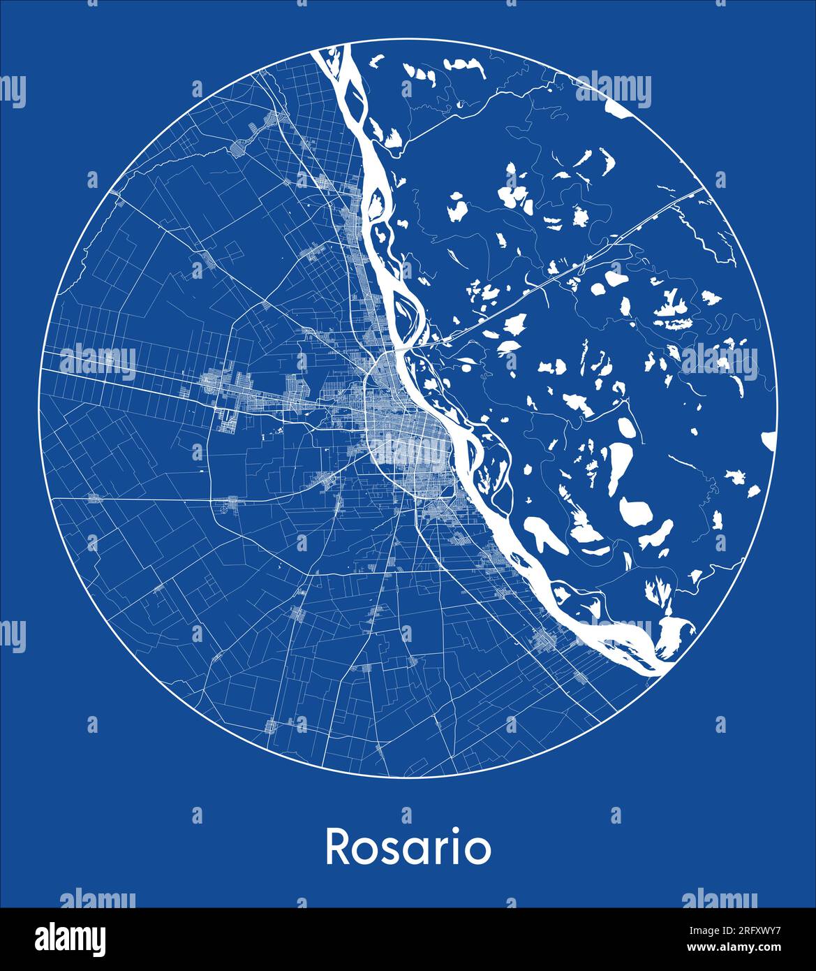 Map of rosario hi-res stock photography and images - Alamy