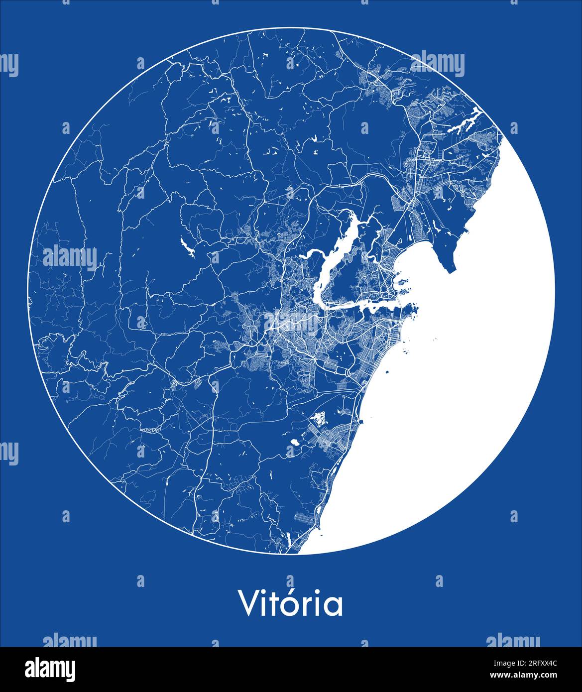 Vitoria map hi-res stock photography and images - Alamy