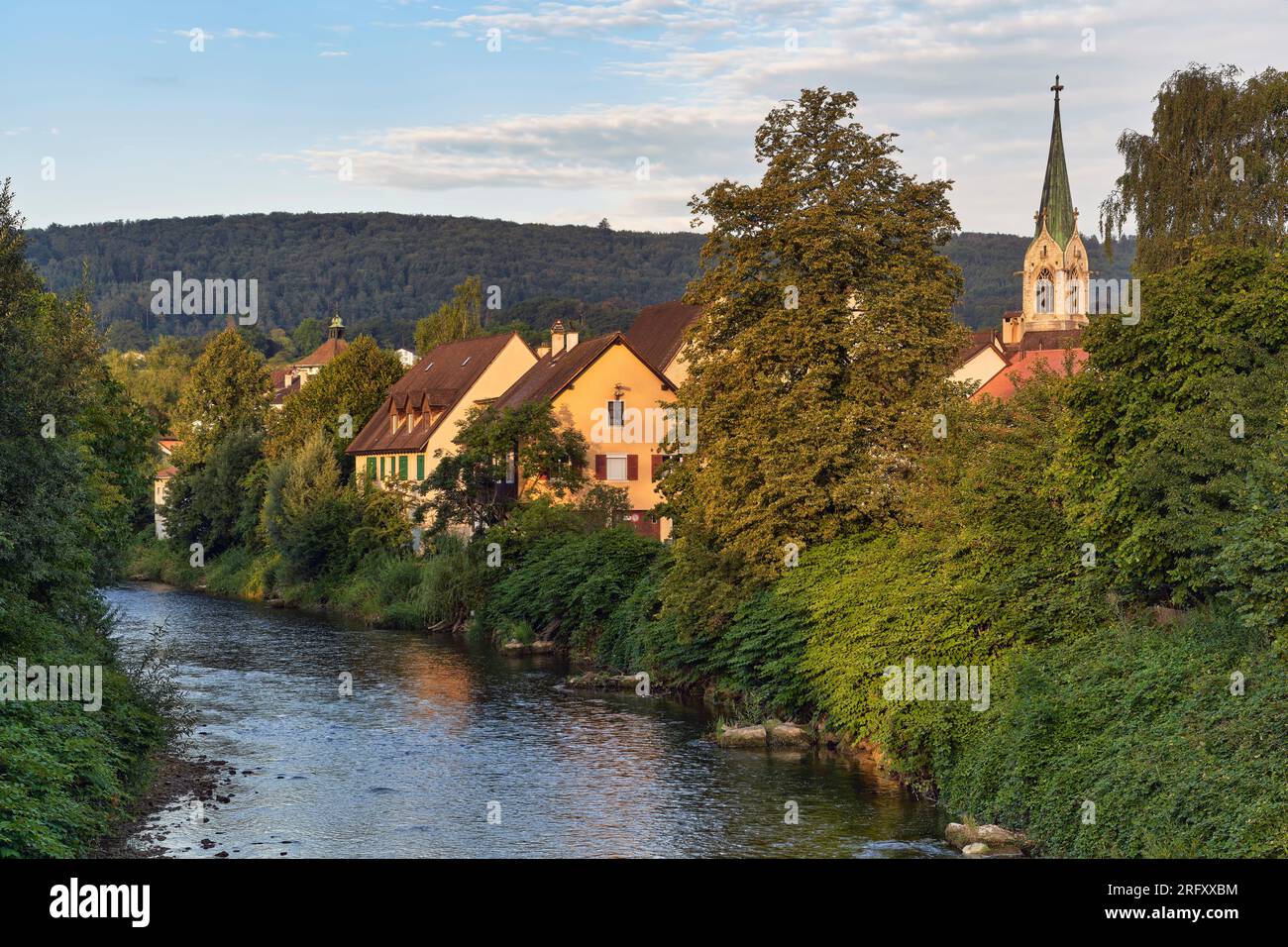 The town of Laufen is the main town in the valley of the same name ...