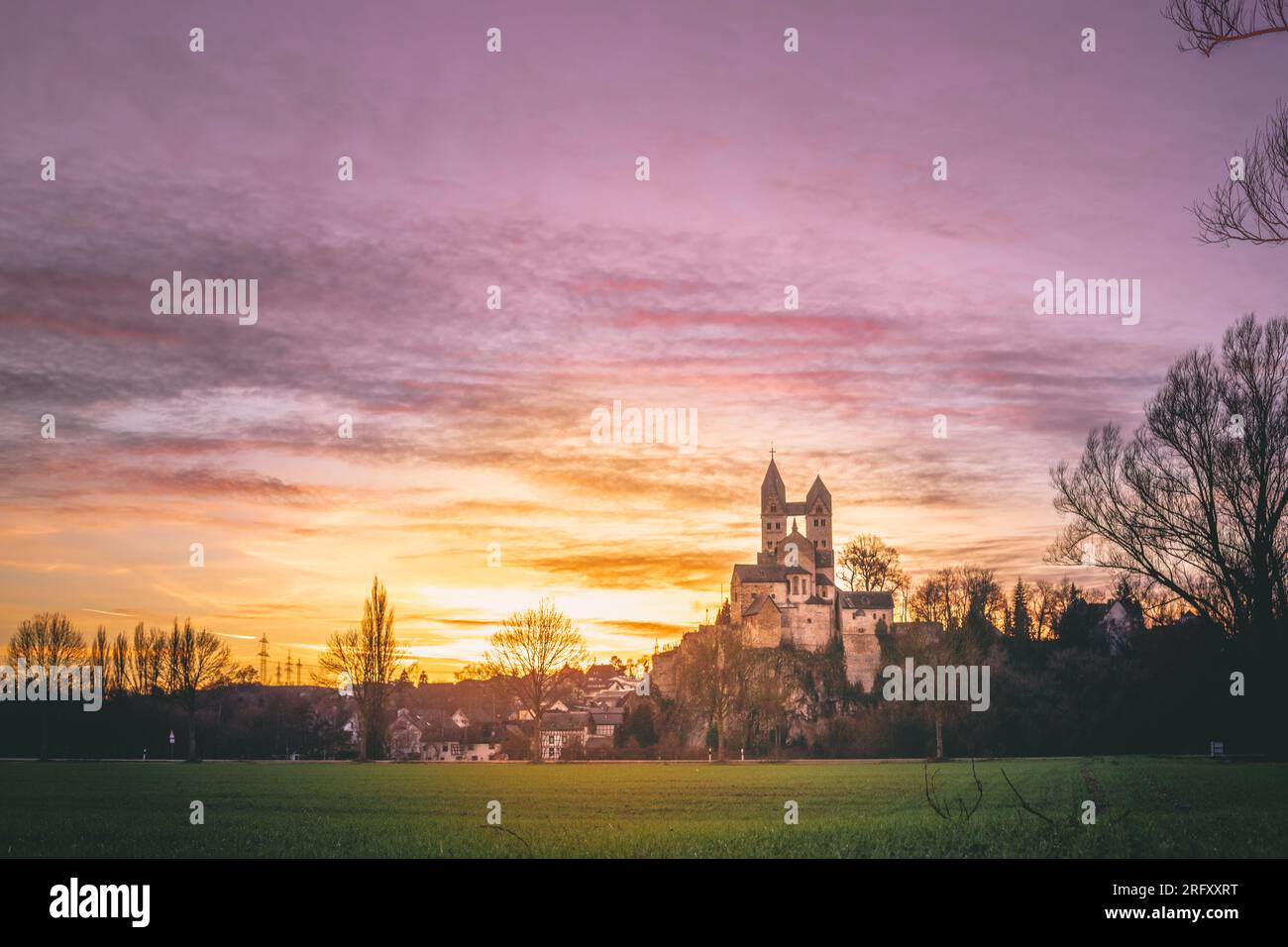 Kiche in a beautiful landscape in Germany, beautiful surroundings ...