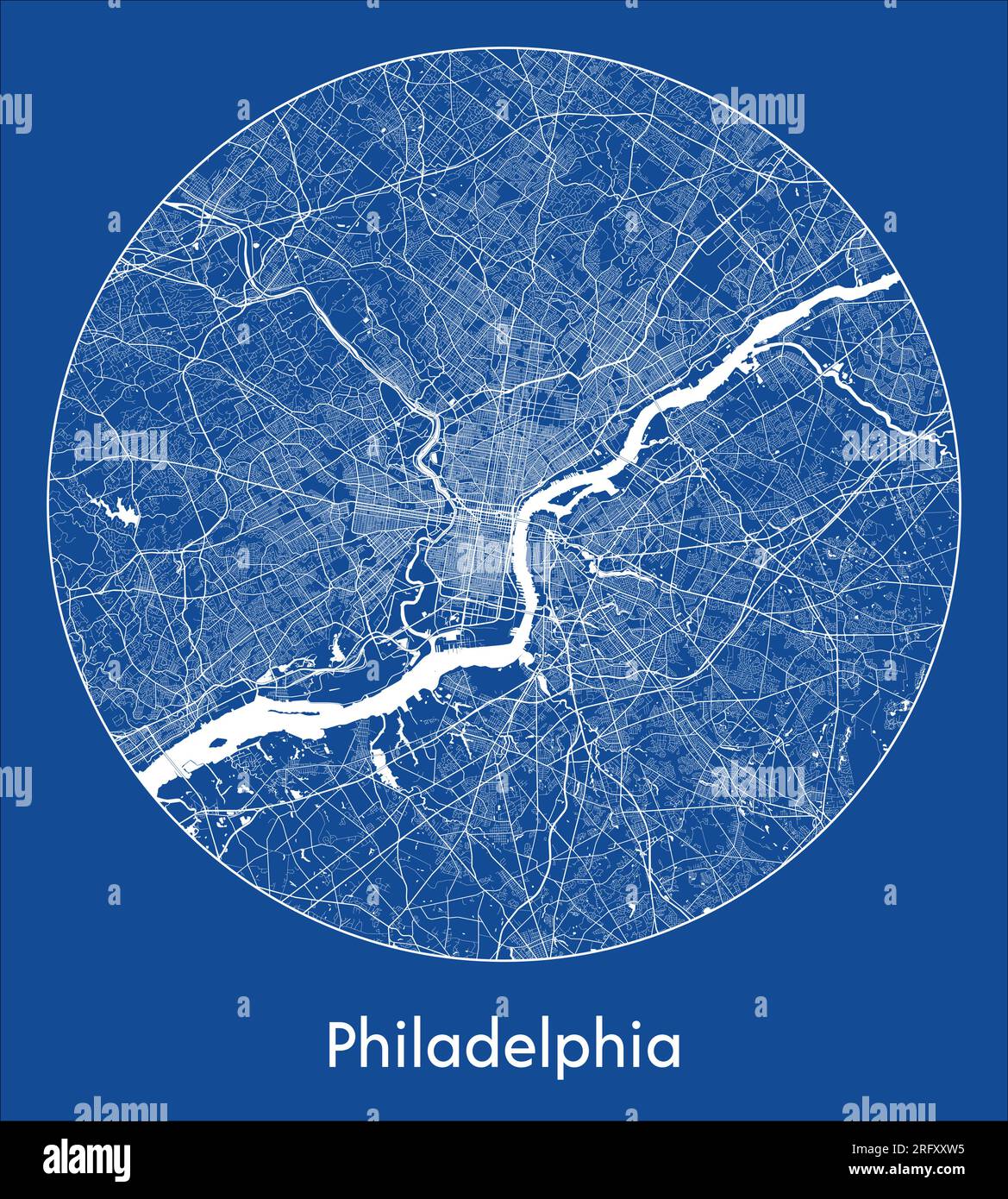 Philadelphia skyline silhouette Stock Vector Images - Alamy