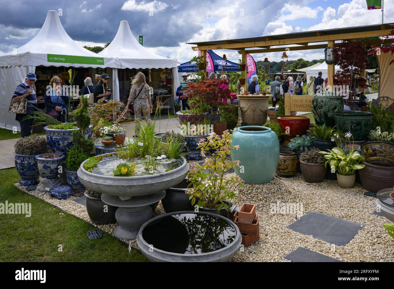 True Fair Trading trade stand (statement pots in variety of styles ...
