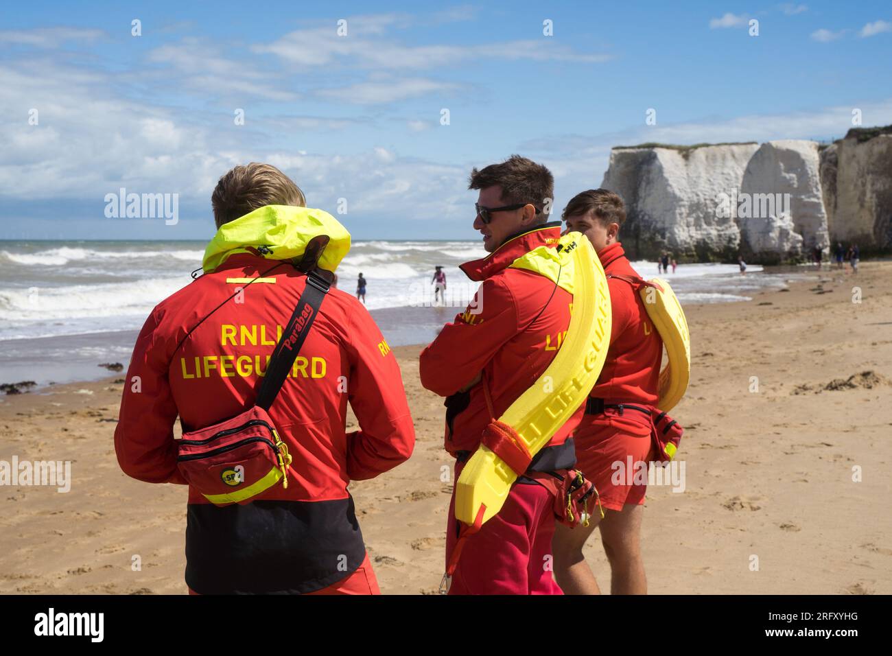 Kent UK. 06th August 2023. UK Weather. RNLI lifeguards keep watchful ...