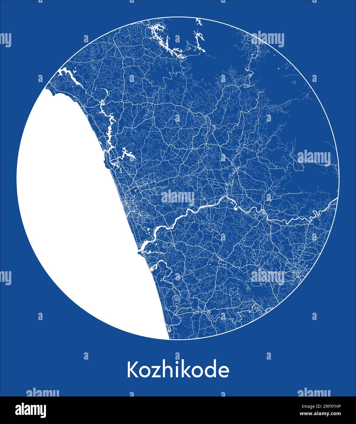 Blue map of india hi-res stock photography and images - Alamy