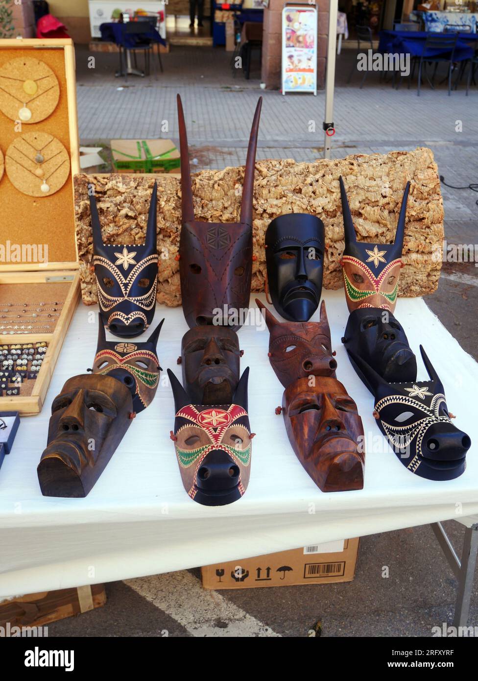 Sardinian traditional masks Stock Photo - Alamy