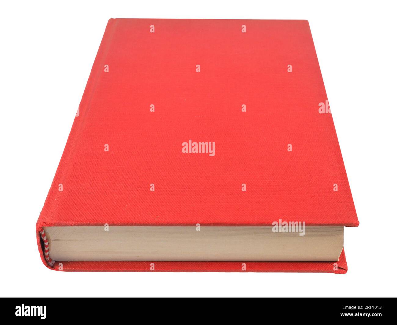 red book isolated over a white background Stock Photo - Alamy