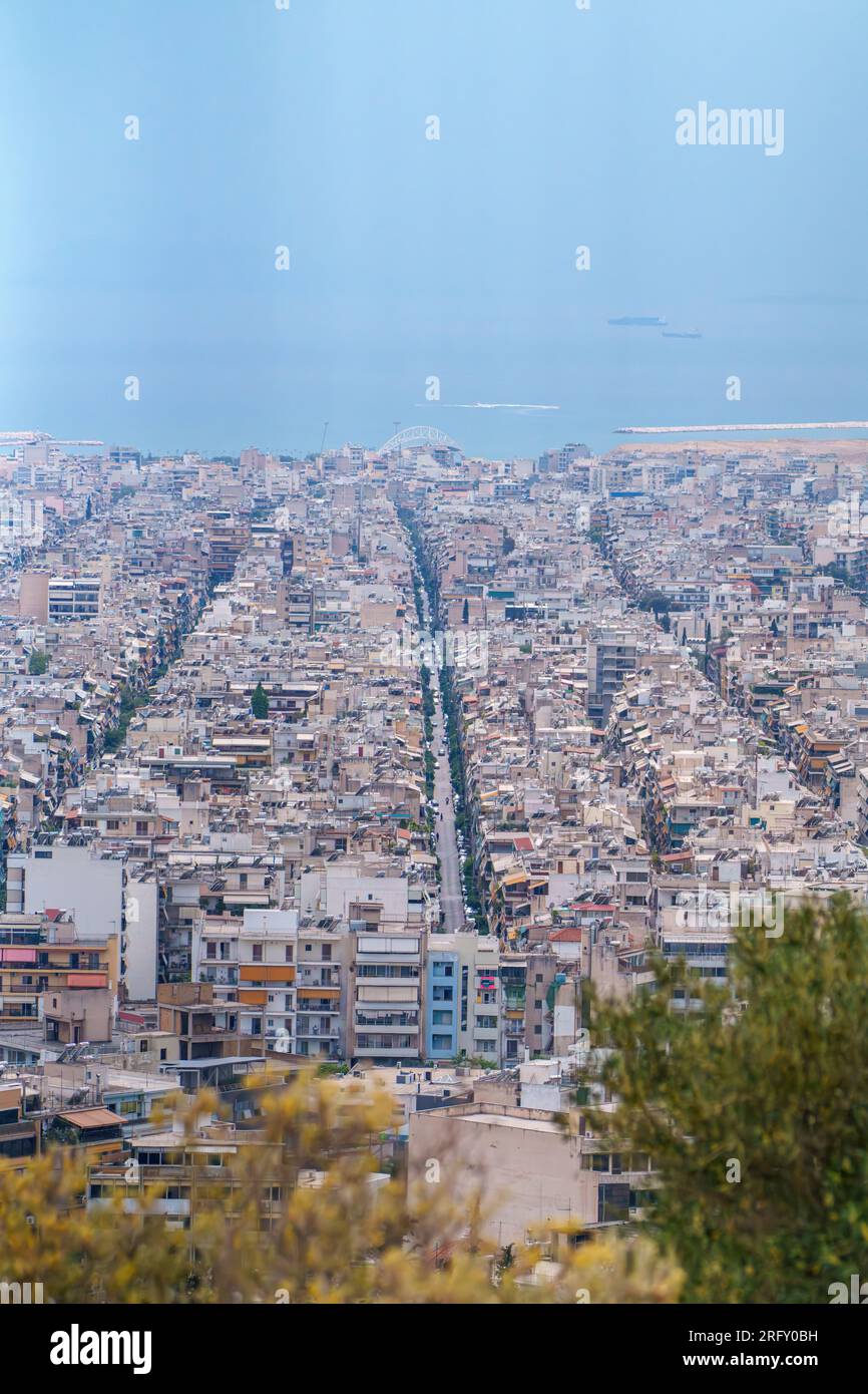 Athens streets drone hi-res stock photography and images - Alamy