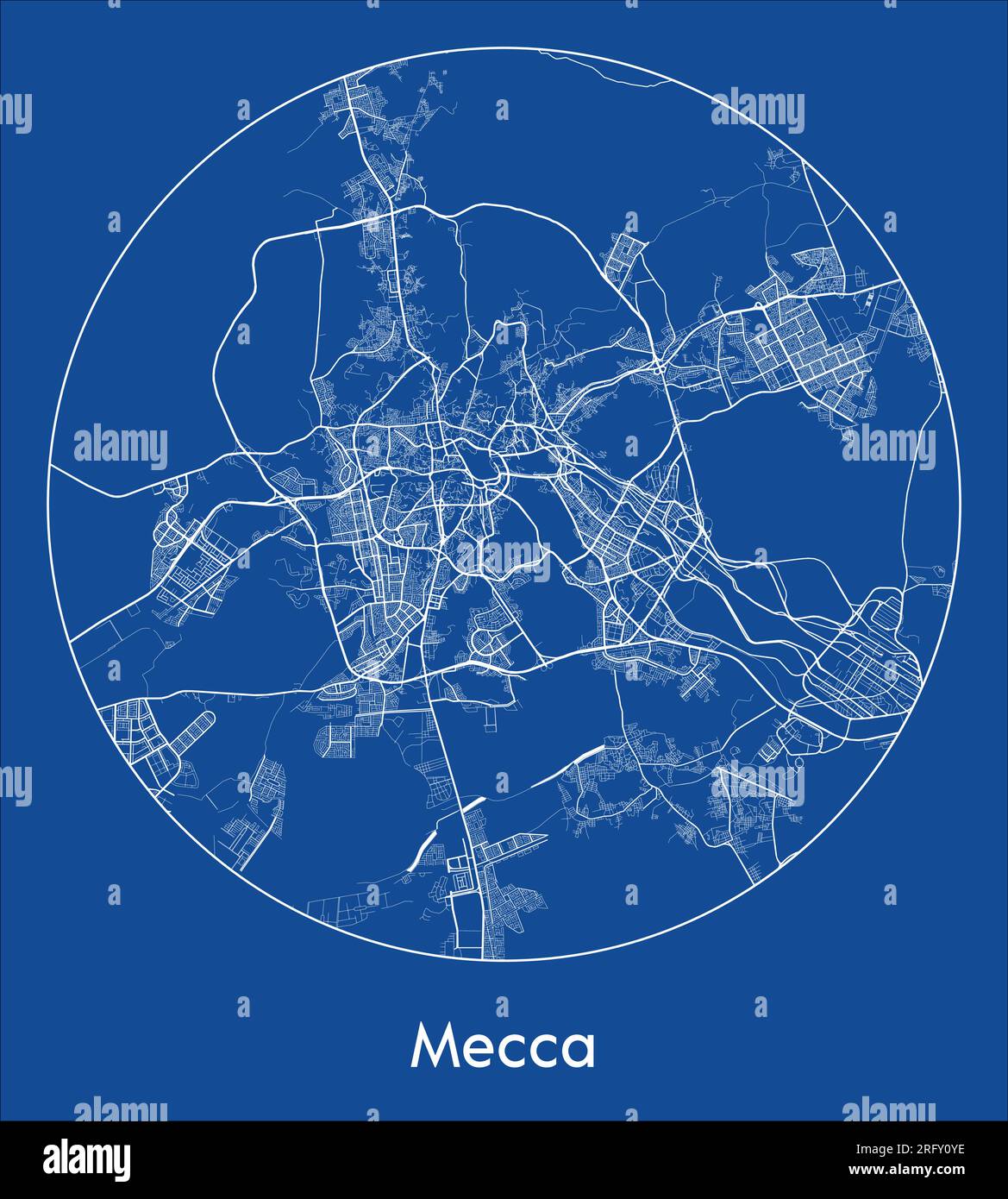Map of mecca hi-res stock photography and images - Alamy