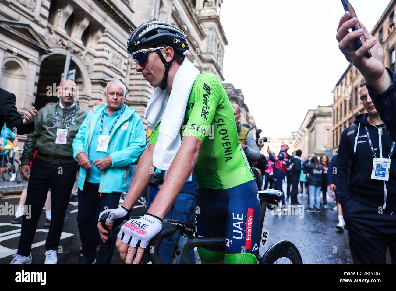 Tadej pogacar glasgow hi-res stock photography and images - Alamy