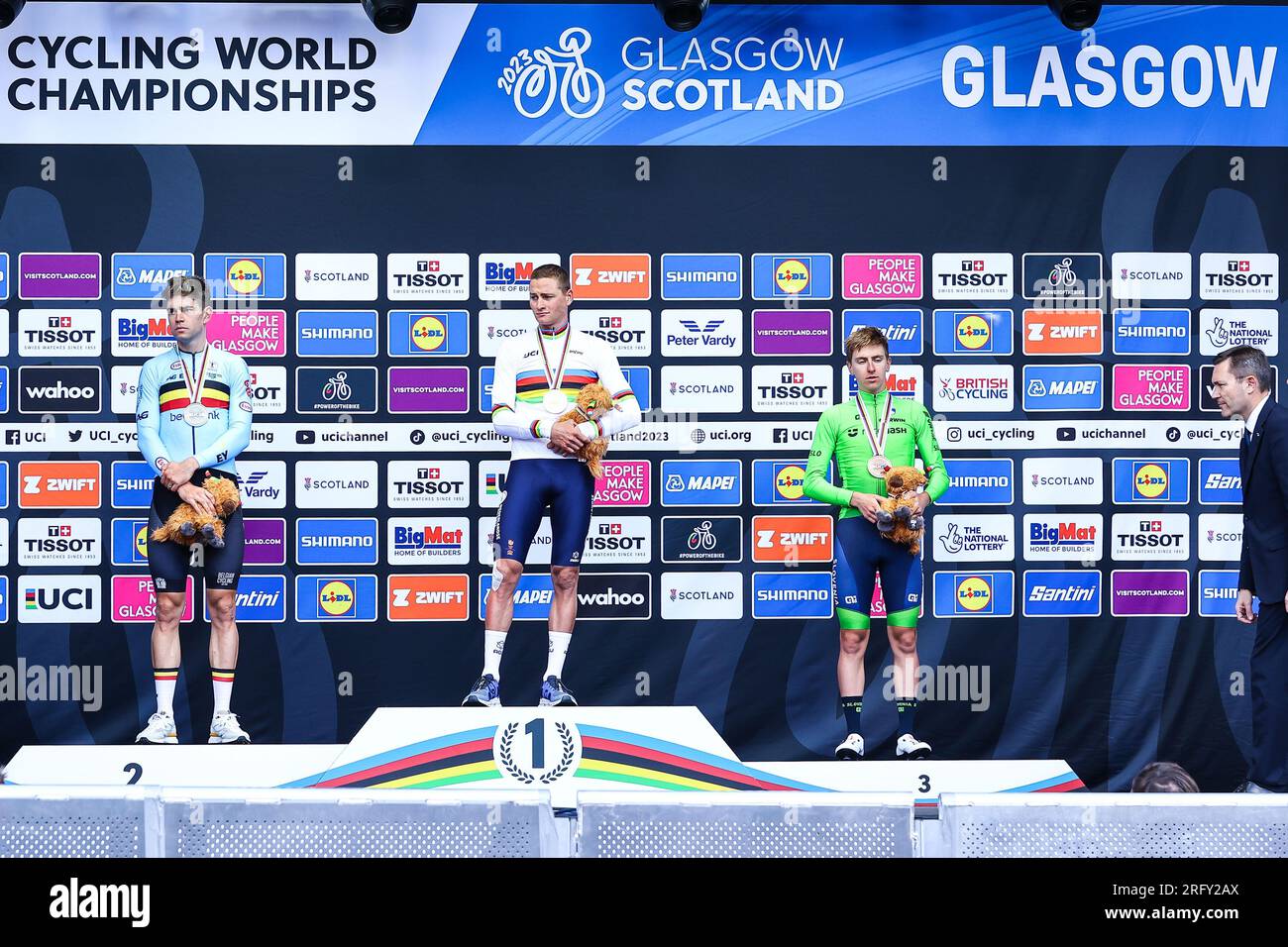 Tadej pogacar glasgow hi-res stock photography and images - Alamy