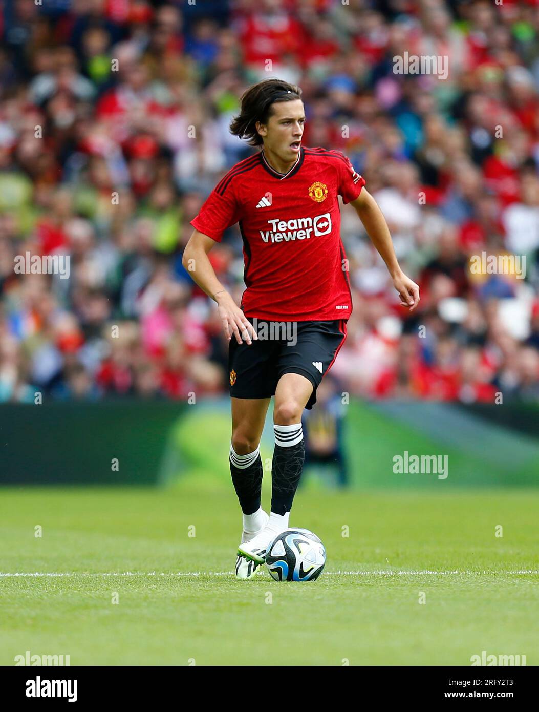 6th August 2023; Aviva Stadium, Dublin, Ireland: Pre Season Football Friendly, Manchester United ...