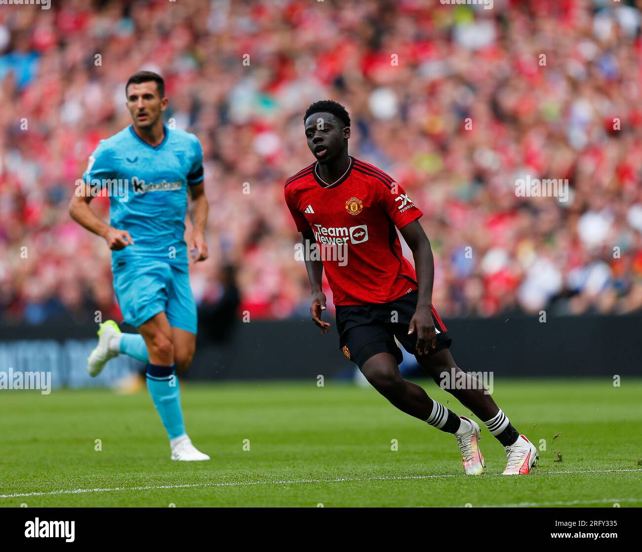 6th August 2023; Aviva Stadium, Dublin, Ireland: Pre Season Football Friendly, Manchester United ...
