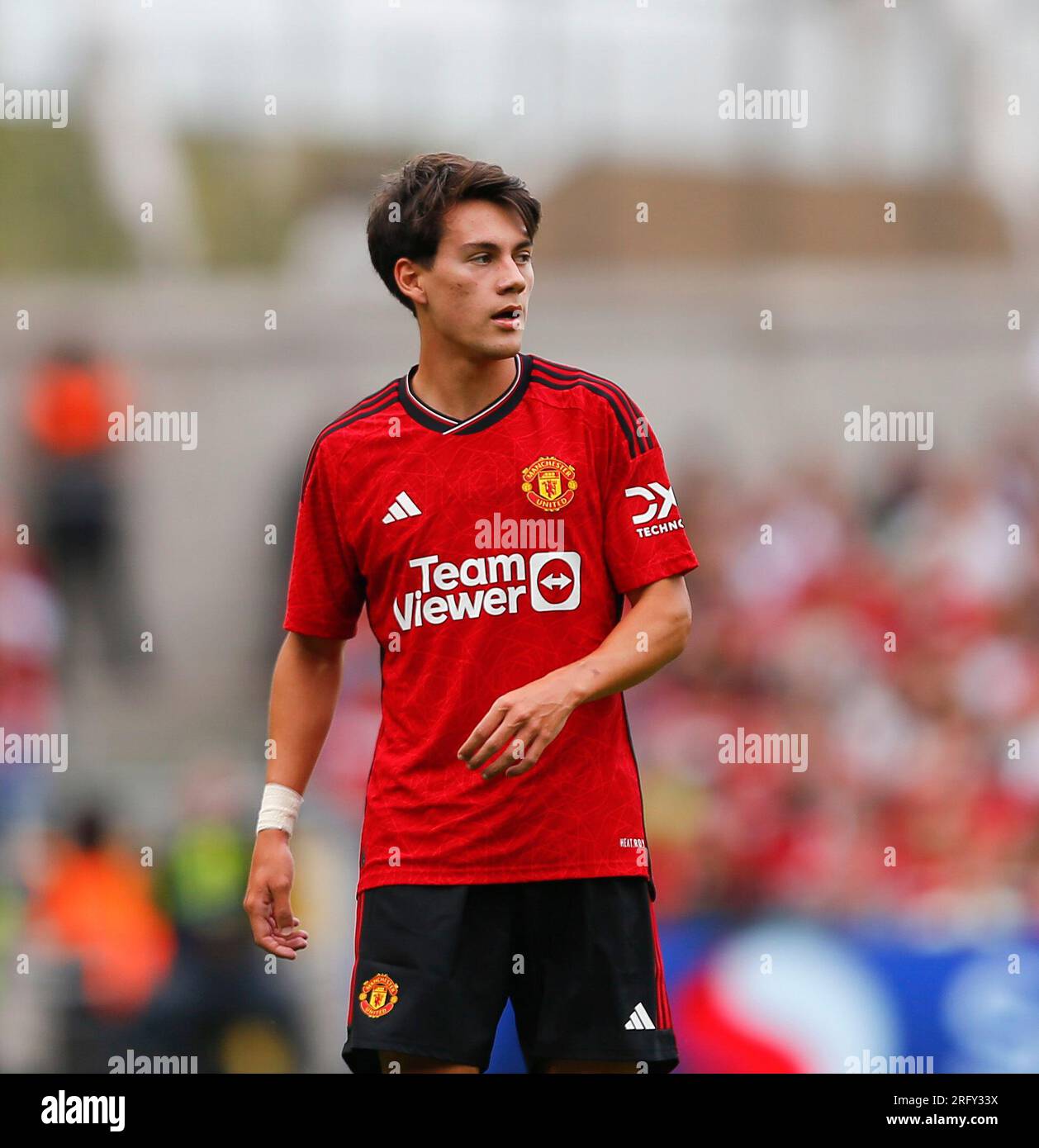 6th August 2023; Aviva Stadium, Dublin, Ireland: Pre Season Football Friendly, Manchester United ...