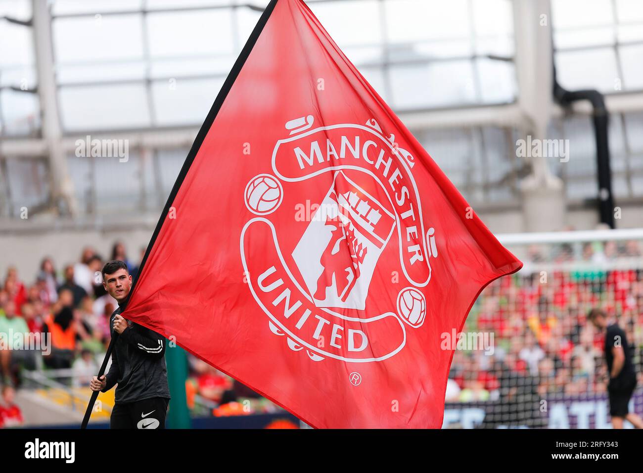 6th August 2023; Aviva Stadium, Dublin, Ireland: Pre Season Football Friendly, Manchester United ...