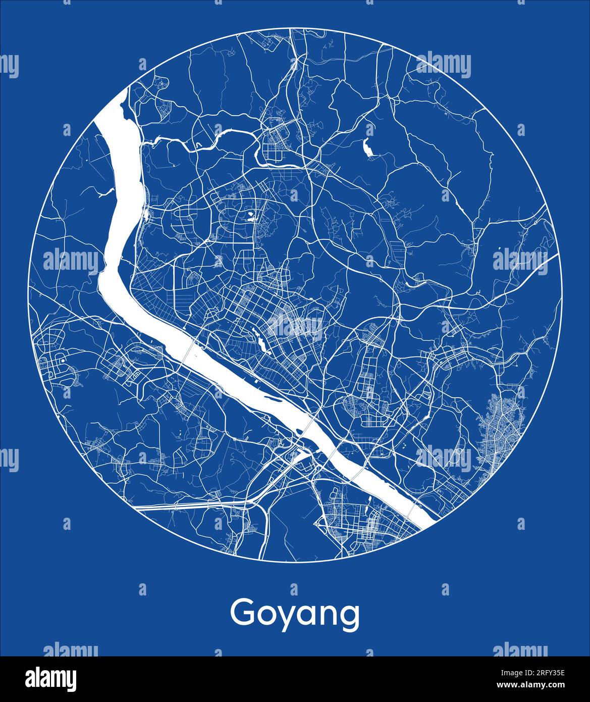 Goyang map Stock Vector Images - Alamy