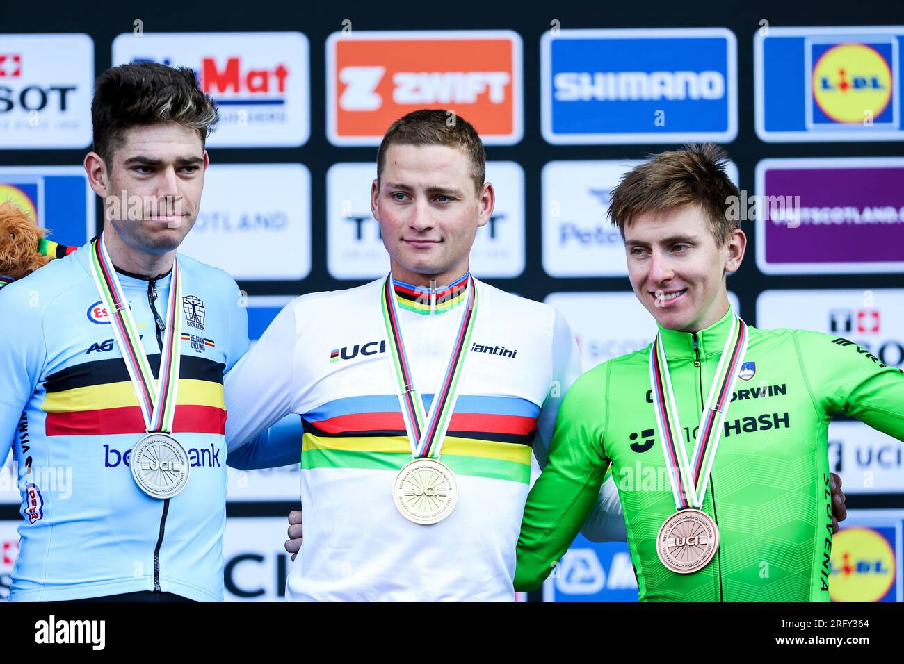 Tadej pogacar glasgow hi-res stock photography and images - Alamy