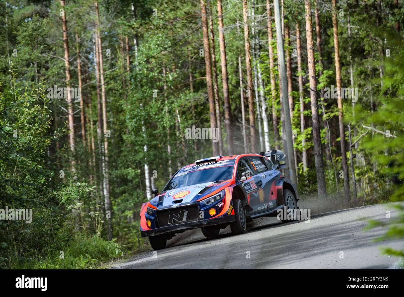 The Drive Teemu Suninen (Fin) and Markkula Mikko (Fin)Of Team Hyundai ...