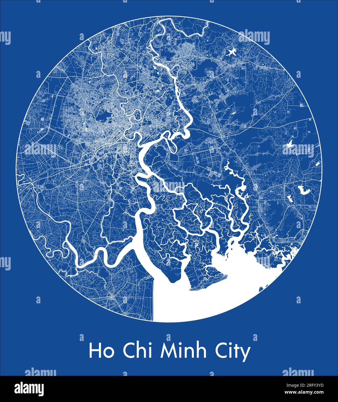 Map of ho chi minh Stock Vector Images - Alamy
