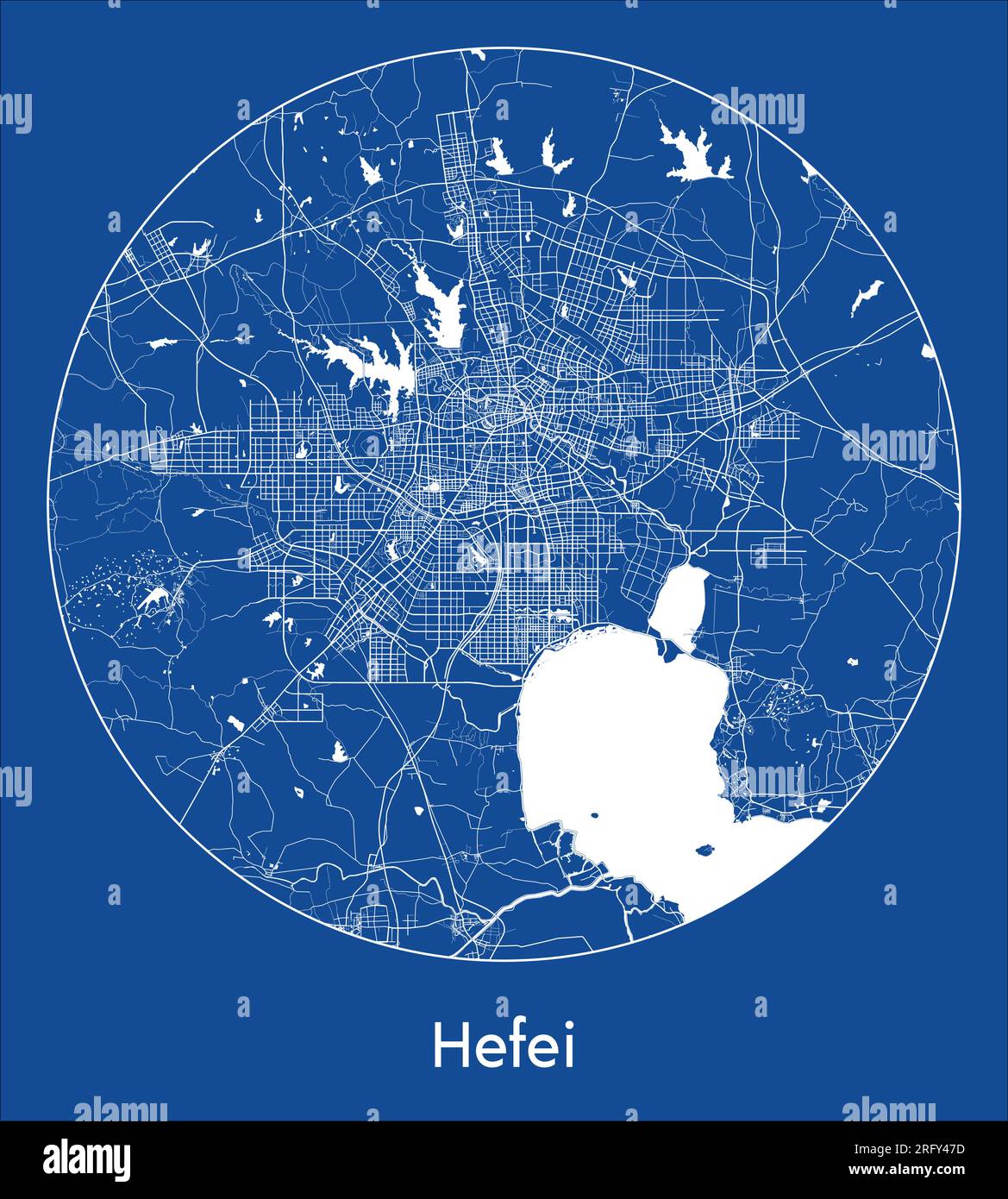 Hefei map hi-res stock photography and images - Alamy