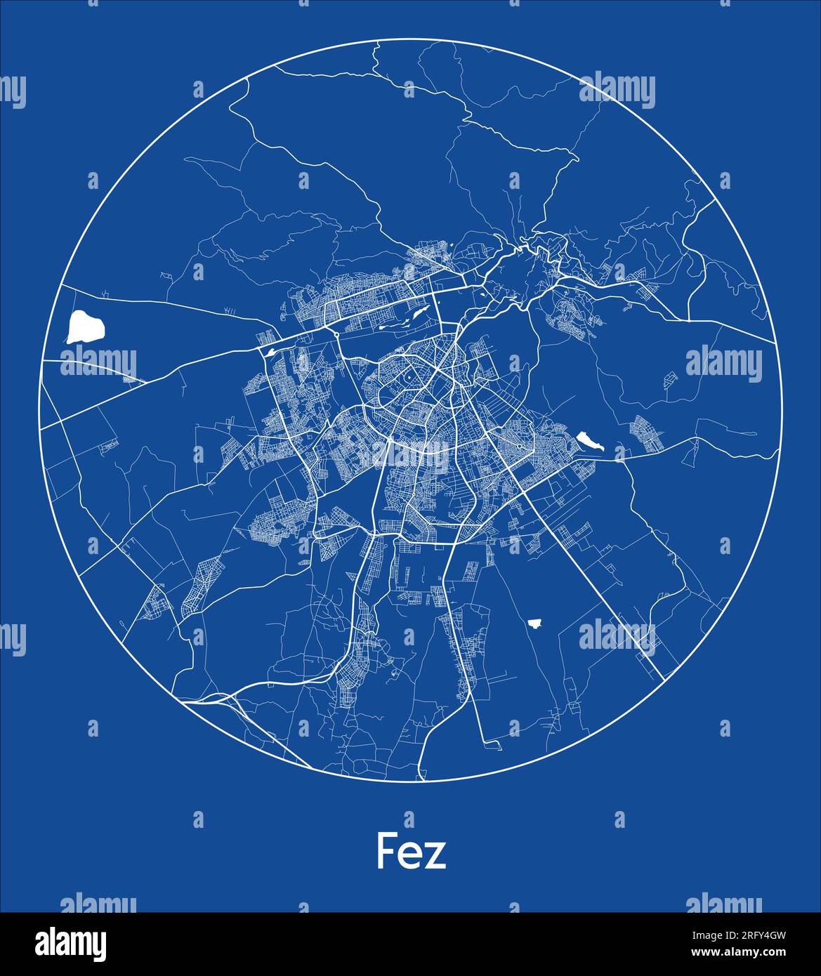 Fez map hi-res stock photography and images - Alamy