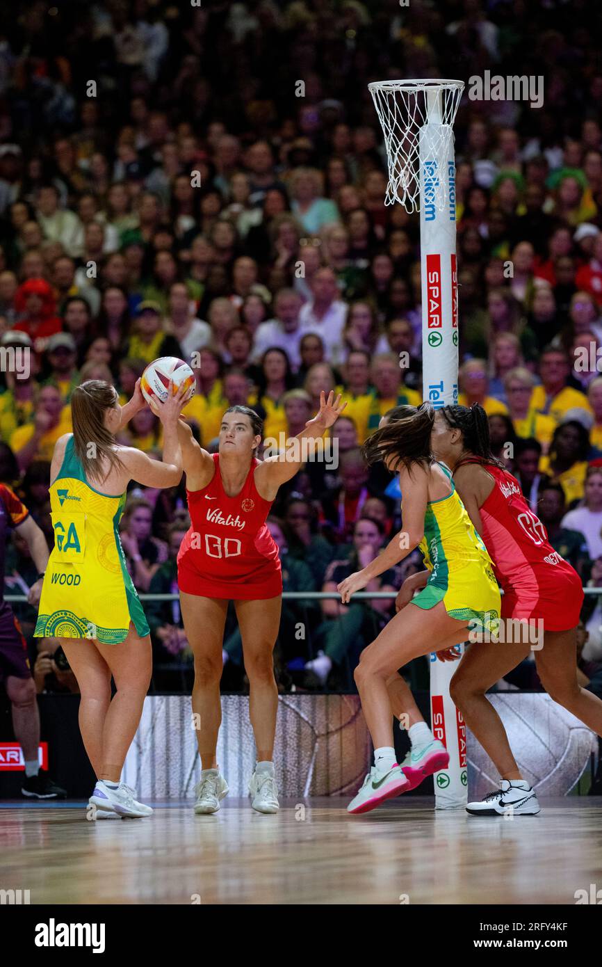 Australia's Steph Wood and Cara Koenen and England's Layla Guscoth and ...