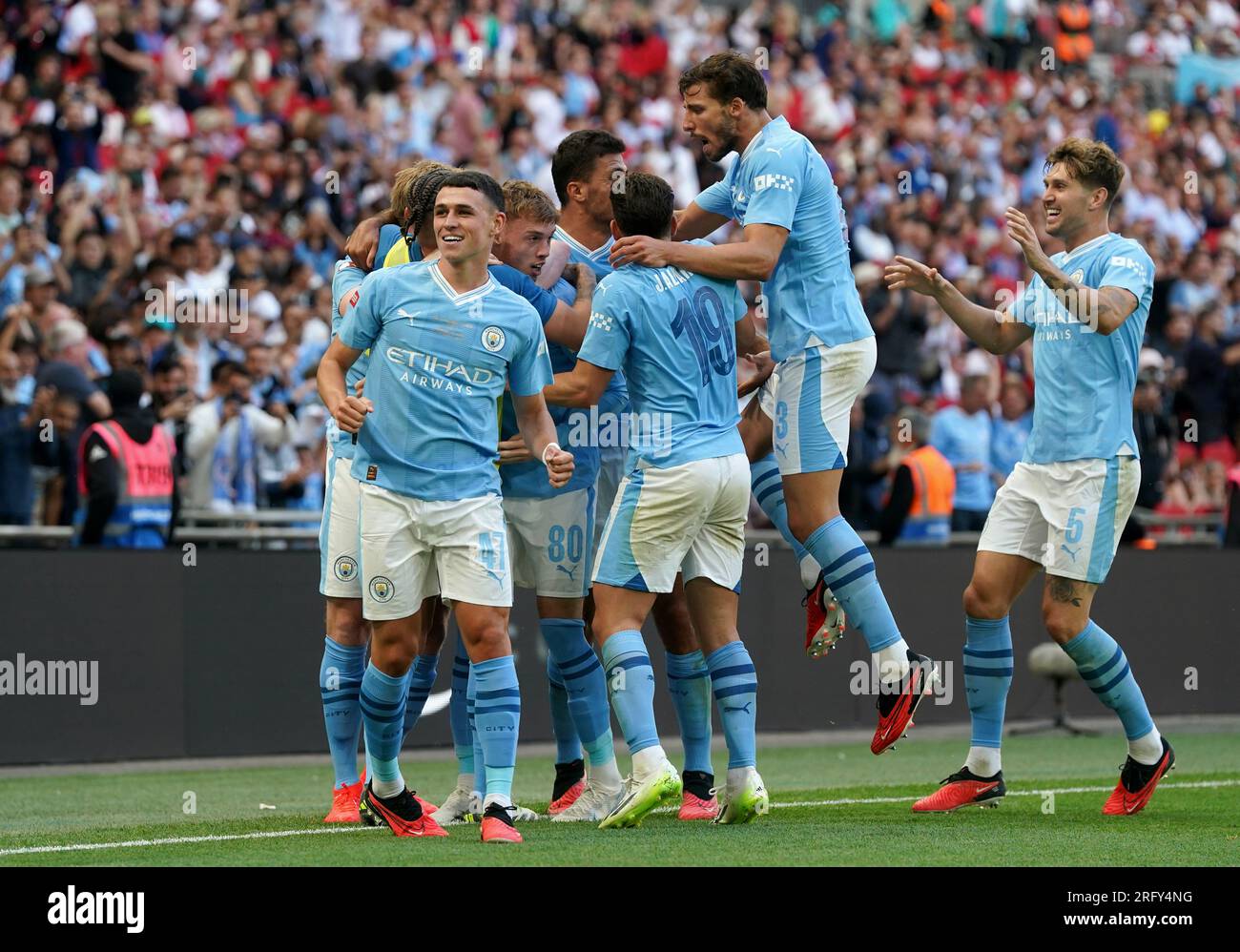 Arsenal manchester 2023 august 6 palmer hi-res stock photography and ...