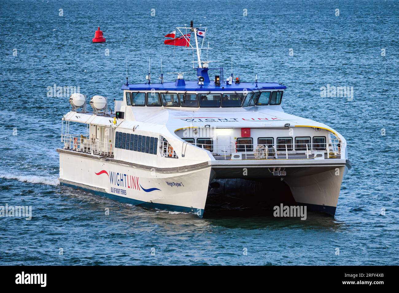 Wight Ryder I is a passenger ferry operated by Wightlink between ...