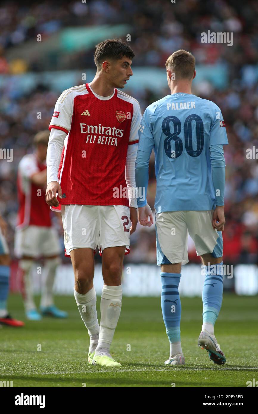 London, UK. 06th Aug, 2023. London, August 6th 2023: Kai Havertz of ...