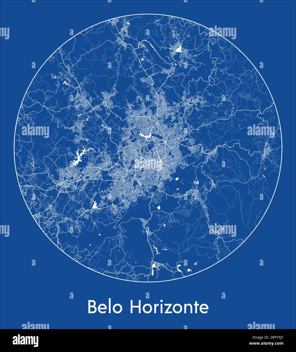 Map belo horizonte Stock Vector Images - Alamy