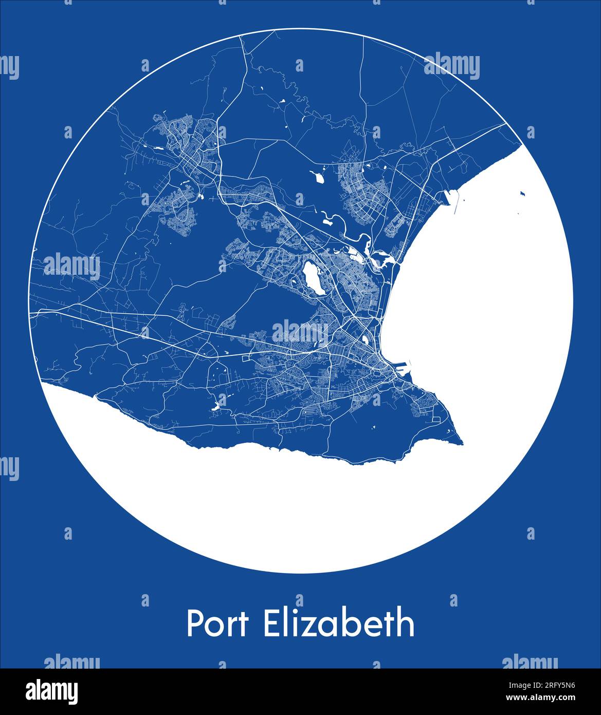 Port elizabeth poster Stock Vector Images - Alamy