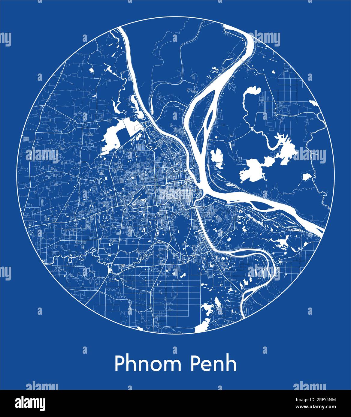 Cambodia city map hi-res stock photography and images - Alamy