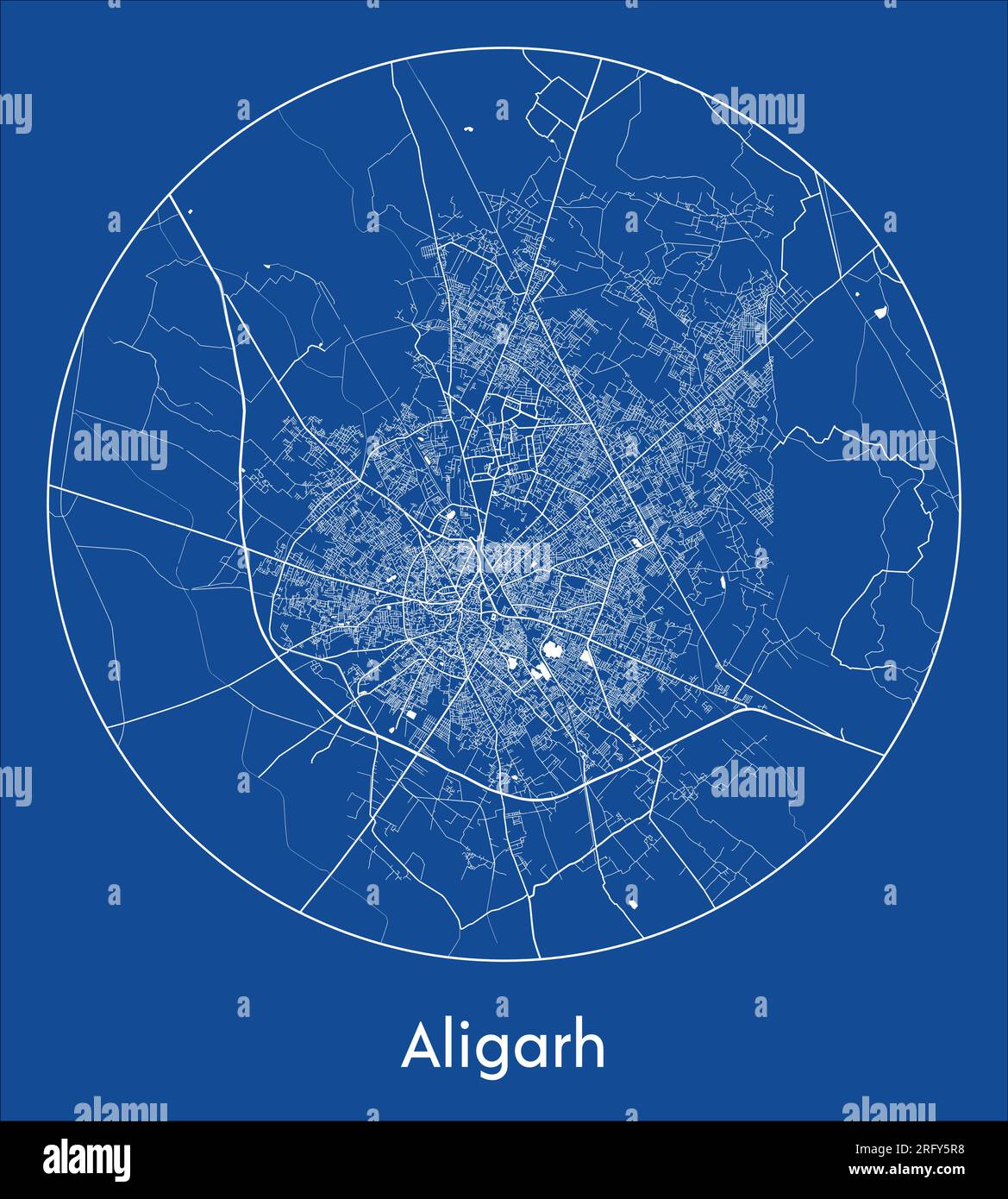 Aligarh map hi-res stock photography and images - Alamy