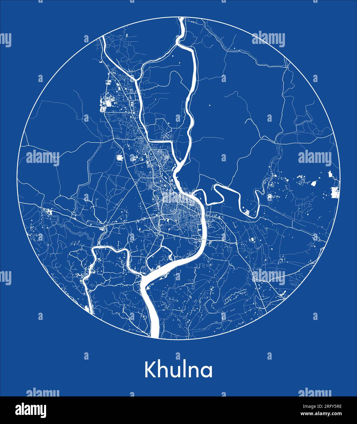 Khulna map hi-res stock photography and images - Alamy