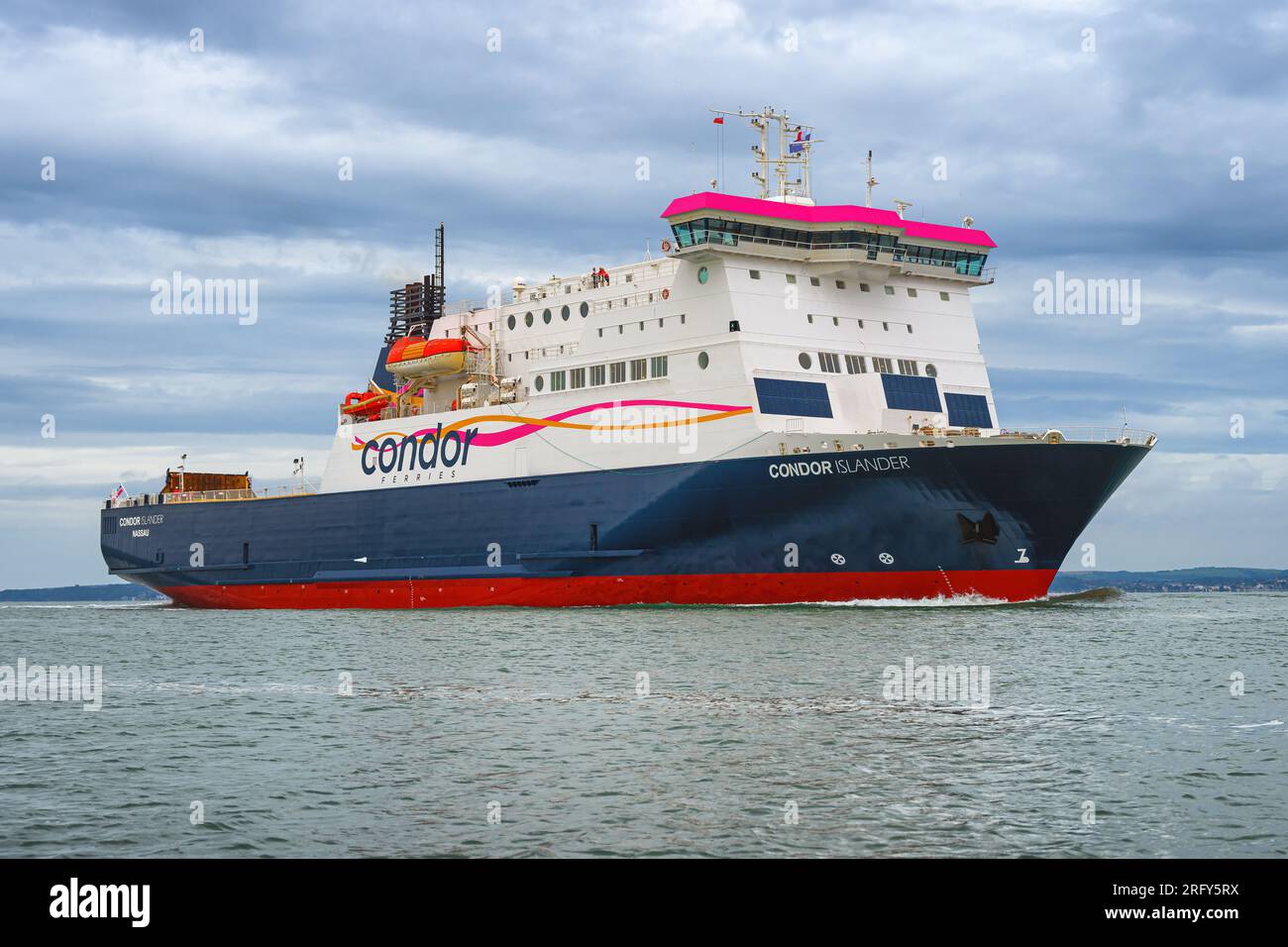 Condor Islander is a cross-Channel ROPAX ferry operated by Condor Ferries between Portsmouth ...